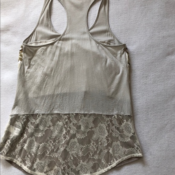 Express | Tops | Express Sequin Lace T Back Top Size Small | Poshmark